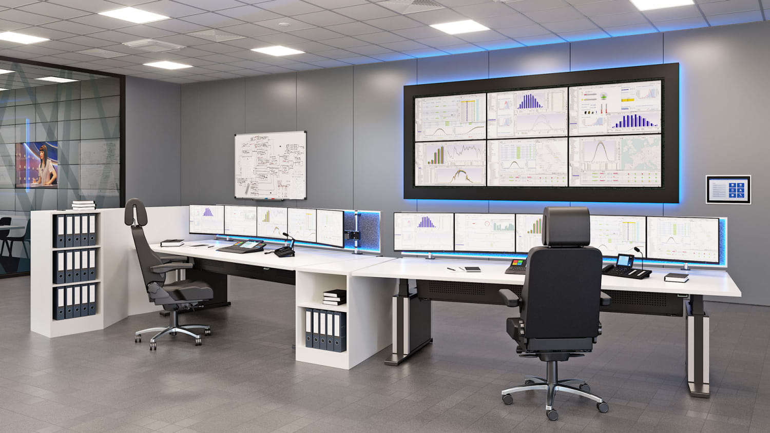 Leitstellentisch ControlDesk ONE & CURVED