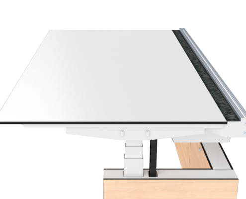 SystemDesk: Schreibtisch für Mehrbildschirm-Arbeitsplätze